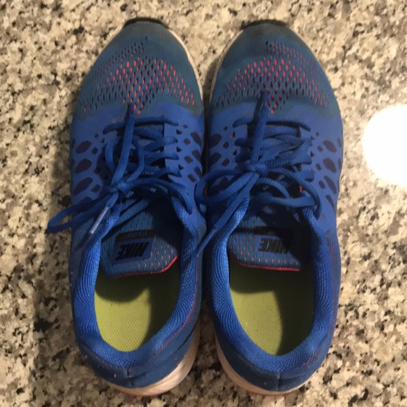 Nike | Shoes | Nike Zoom Blue And Pink Running Shoessneakers | Poshmark